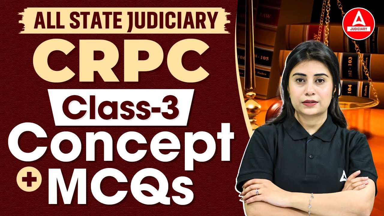 CrPC Important Sections for Judiciary | CrPC 1973 | Criminal Procedure Code 1973 | Akriti Ma'am ...