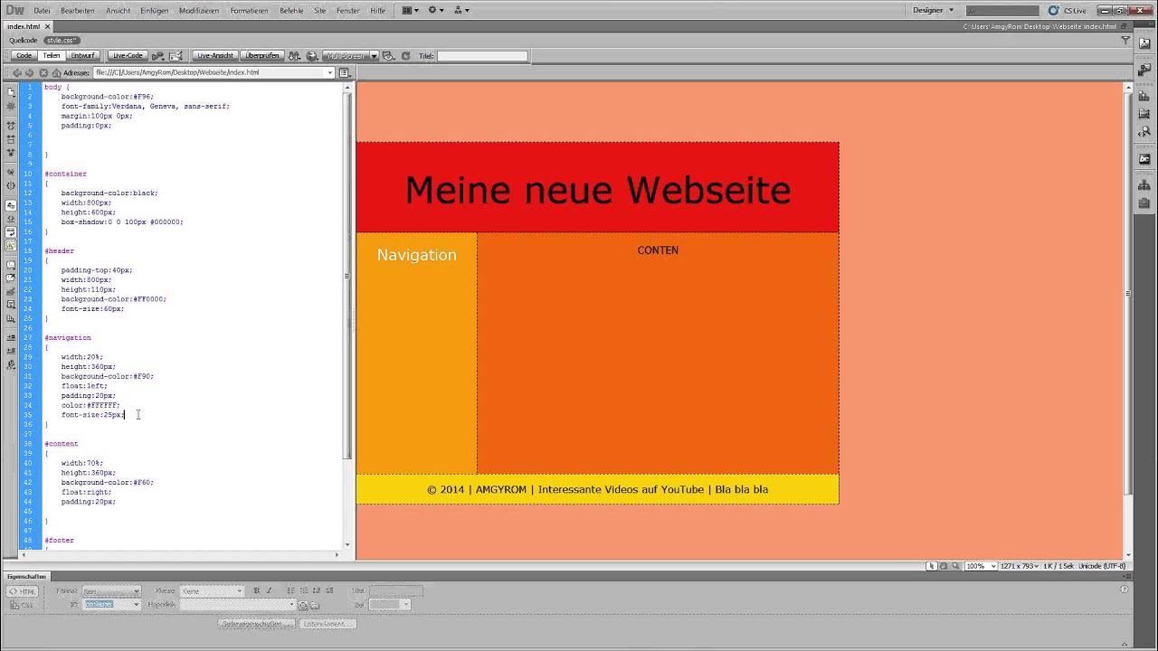 [HTML] Webseiten programmieren für Anfänger #3 - YouTube