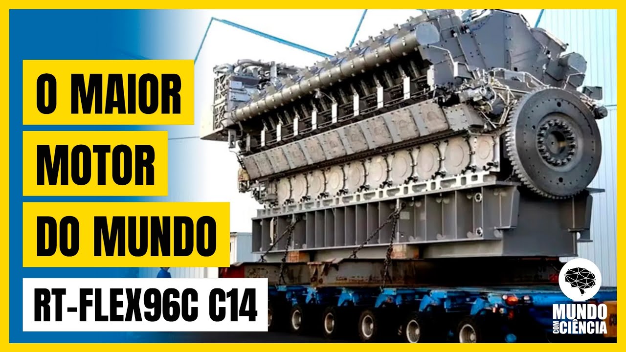 O MAIOR MOTOR DO MUNDO - RT-FLEX96C C14 - YouTube