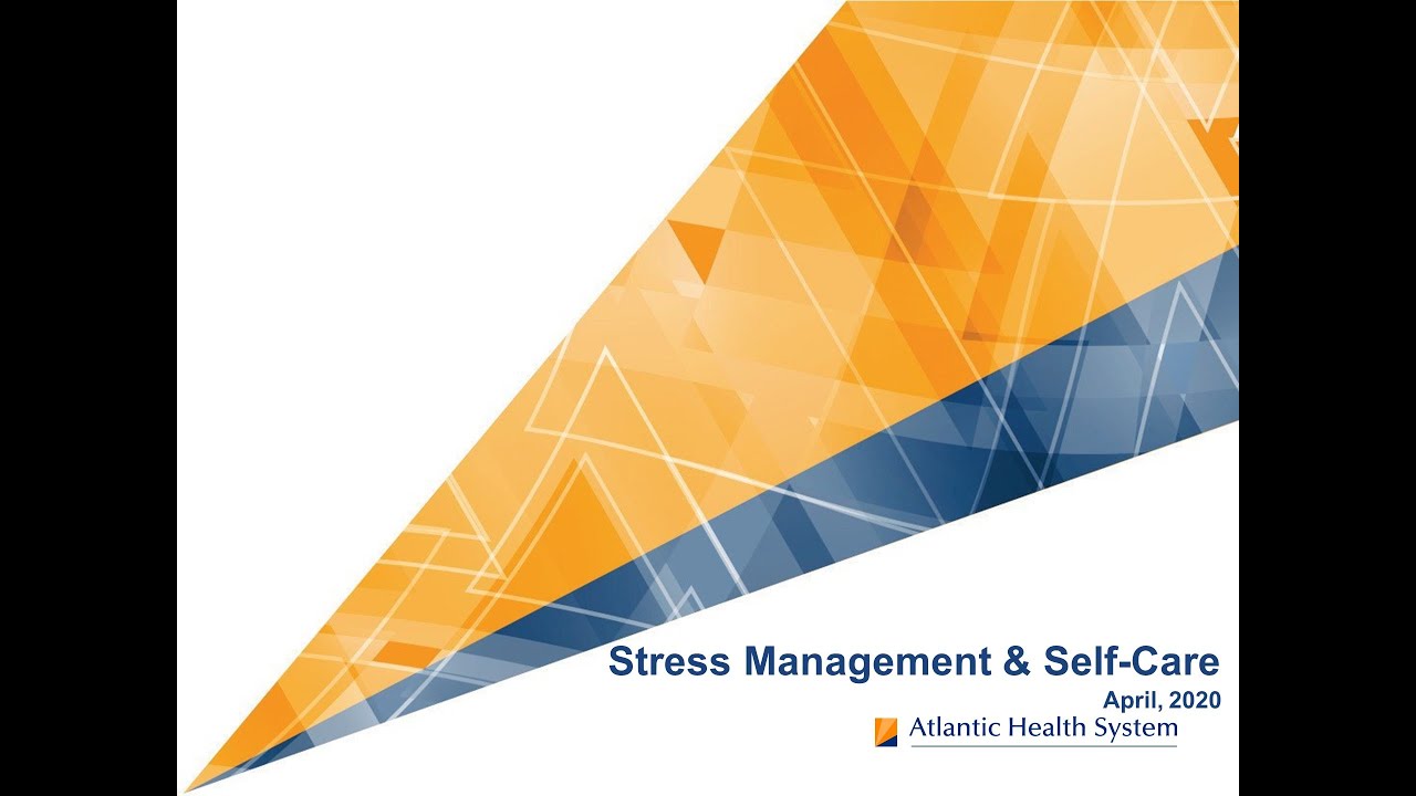 Stress Management & Self-Care - YouTube
