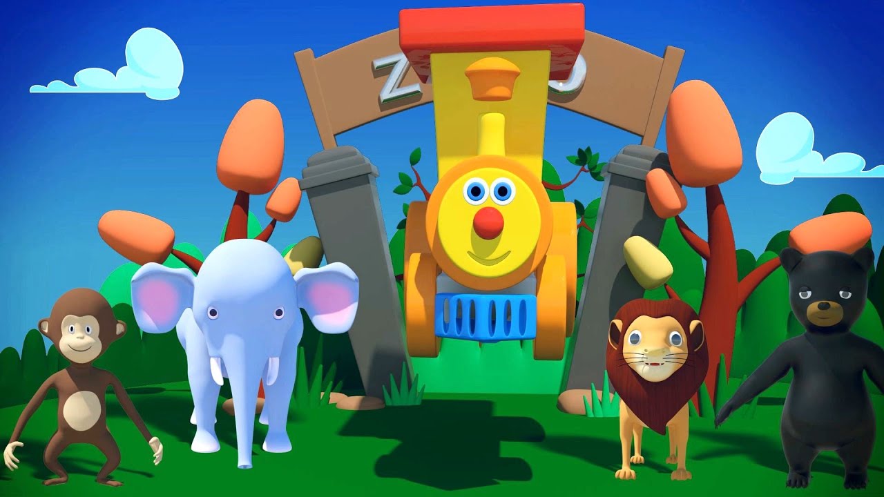 Nursery Rhymes By Kids Baby Club - Ben The Train- Ben Going To The Zoo ...