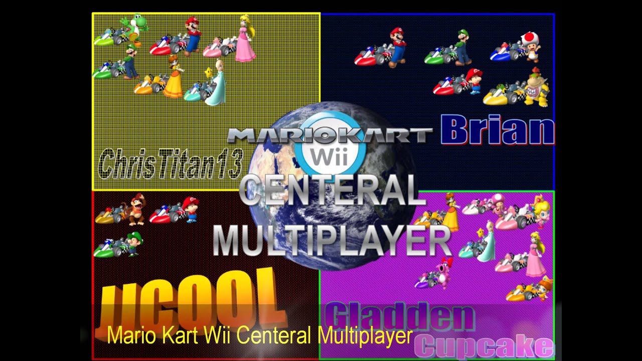 Mario Kart Wii Centeral Multiplayer Logo - YouTube