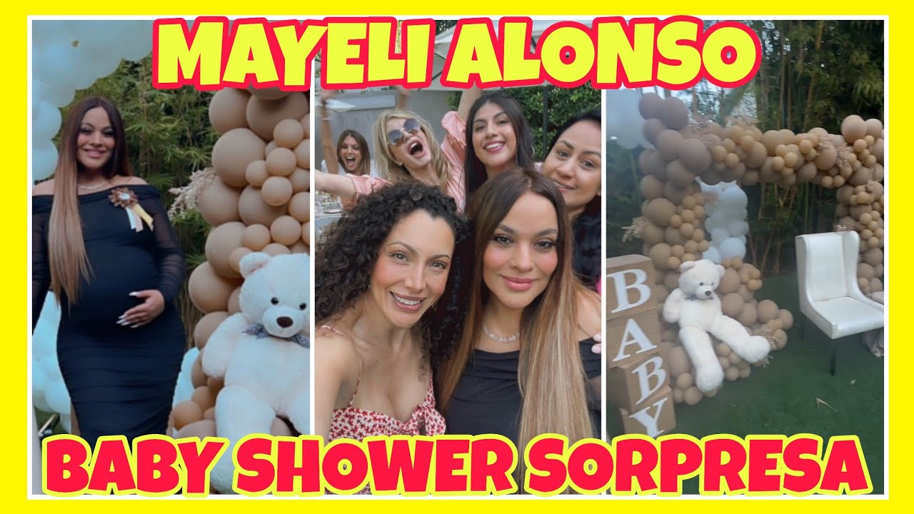 VICTORIA DEL ROSAL SORPRENDE A MAYELI ALONSO CON BABY SHOWER 👼🍼 - YouTube