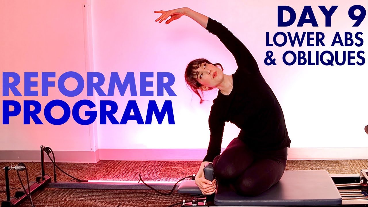 14 Day Pilates Reformer Workout Challenge | Day 9 | LOWER ABS ...