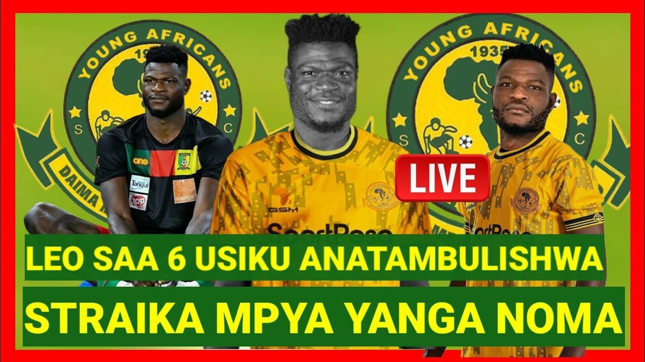 BREAKING NEWS: STRAIKA MPYA YANGA KUTANGAZWA LEO SAA SITA USIKU, NI ...