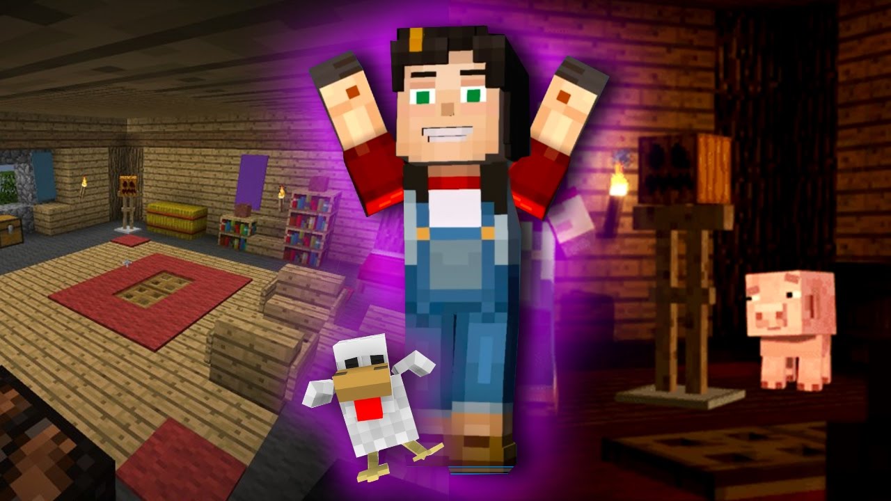 Minecraft Story Mode Build! - YouTube