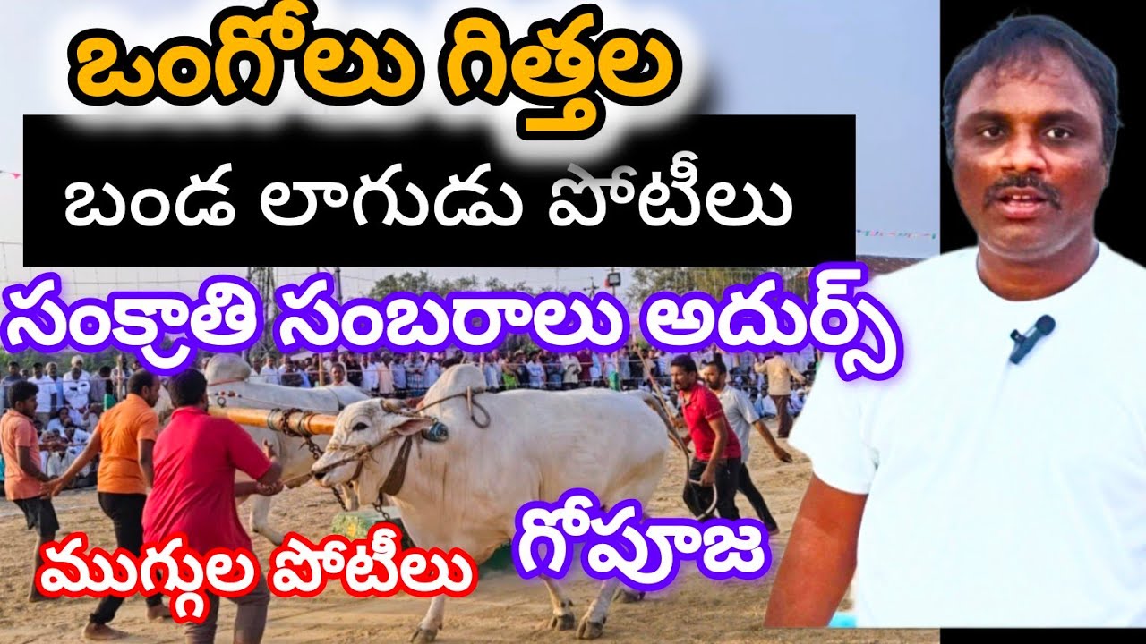 Sankranti celebrations special video @Bandaru.Krishna - YouTube
