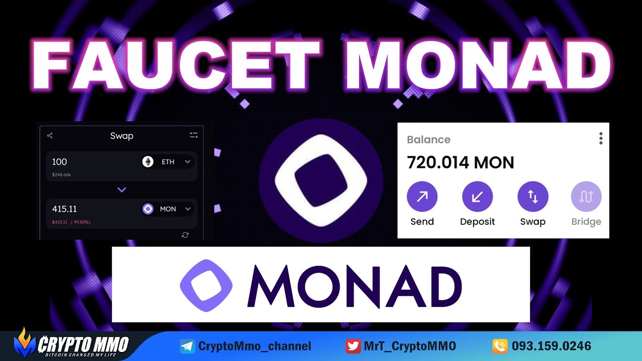 Cách Faucet Monad Tối Ưu Nhất Hiện Tại | 1 MON ~ 1700d - YouTube