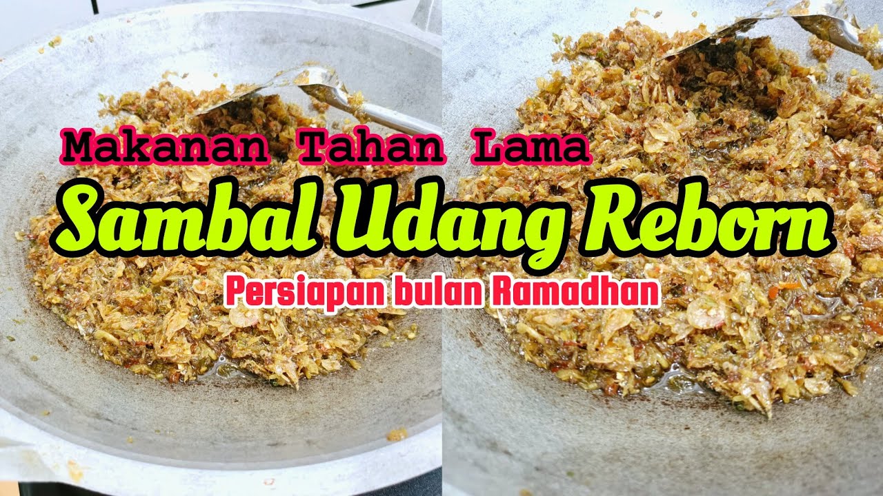STOK SAMBAL BULAN RAMADHAN || SAMBAL UDANG REBORN #masakansederhana # ...