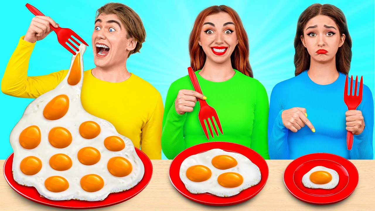 Besar, Sedang, dan Kecil Makanan | Miniatur Memasak Makanan Mini Multi ...