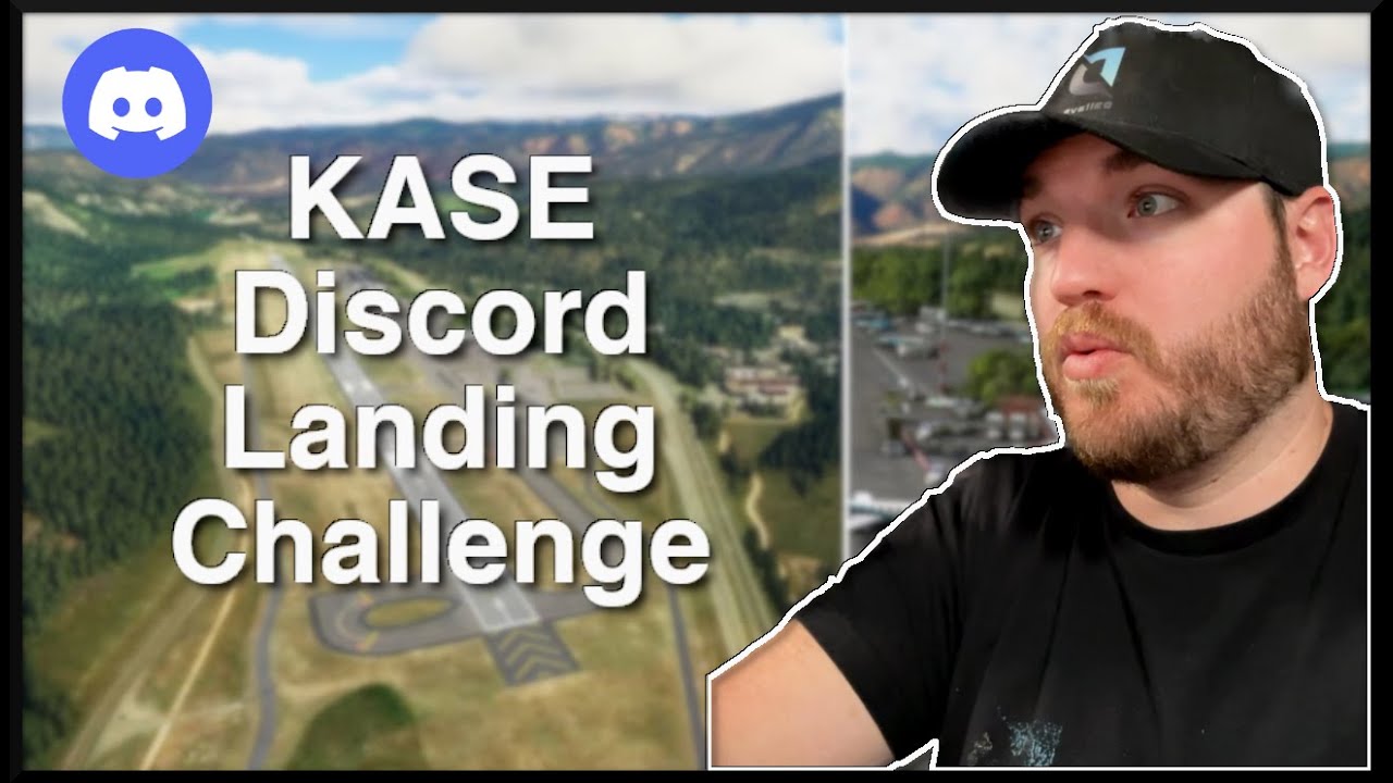 Reacting to my Discord challenge to land at KASE #msfs #challenge # ...