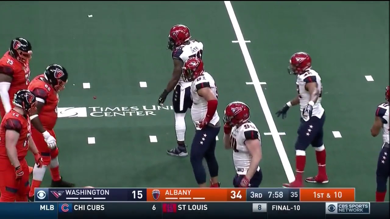 2018 Week 4 Washington Valor at Albany Empire 2nd Half - YouTube