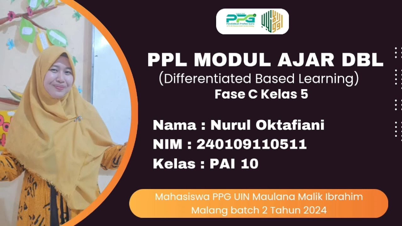 PPL 3 Modul Ajar Differentiated Based Learning (DBL) PPG Daljab UIN ...