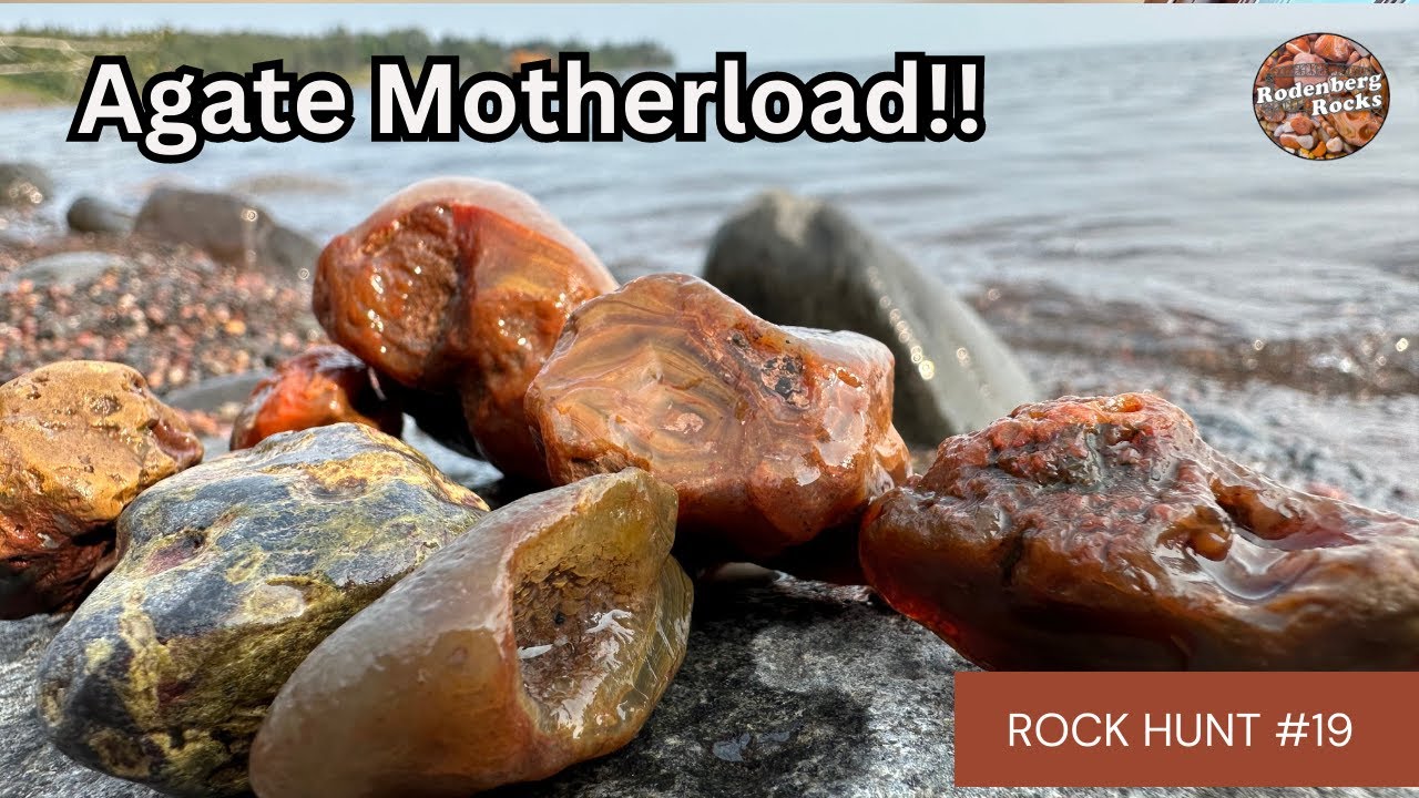 Agate Paradise - Lake Superior Rock Hunt - YouTube
