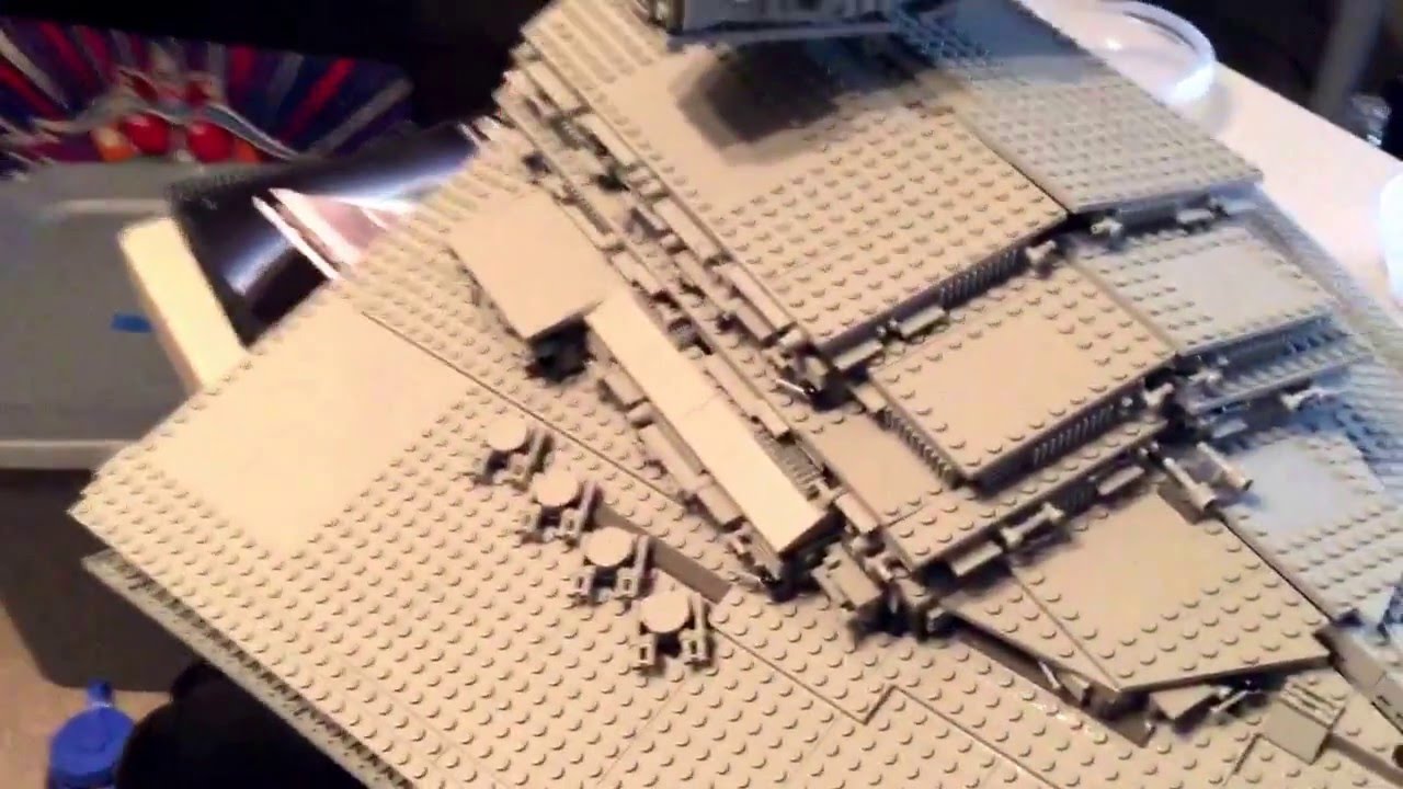 Lego UCS Imperial Star Destroyer Set 10030 Build and Comment - YouTube