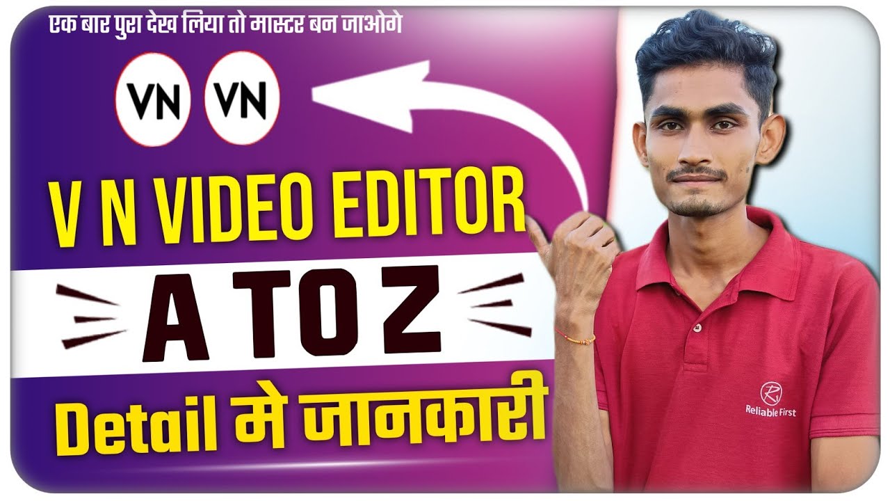 V N Video Editor App Tutorial || VN Video Editor A To Z Detail मे ...