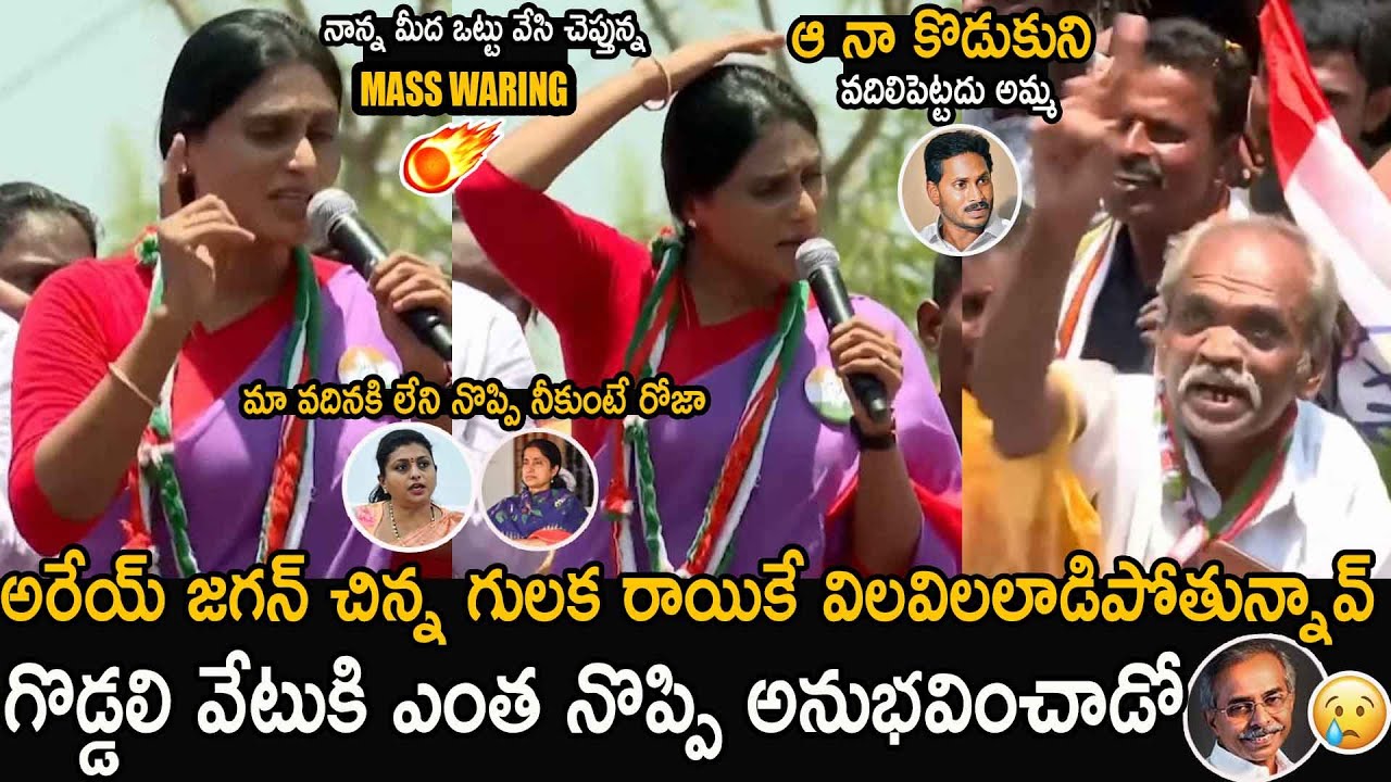 YS Sharmila Reddy Promise On His Father YS Rajasekhara Reddy | Jagan ...