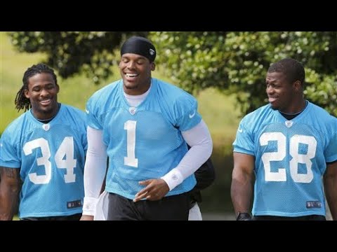THE CAROLINA PANTHERS WALK IN TO NEW YORK AN BALL OUT - YouTube