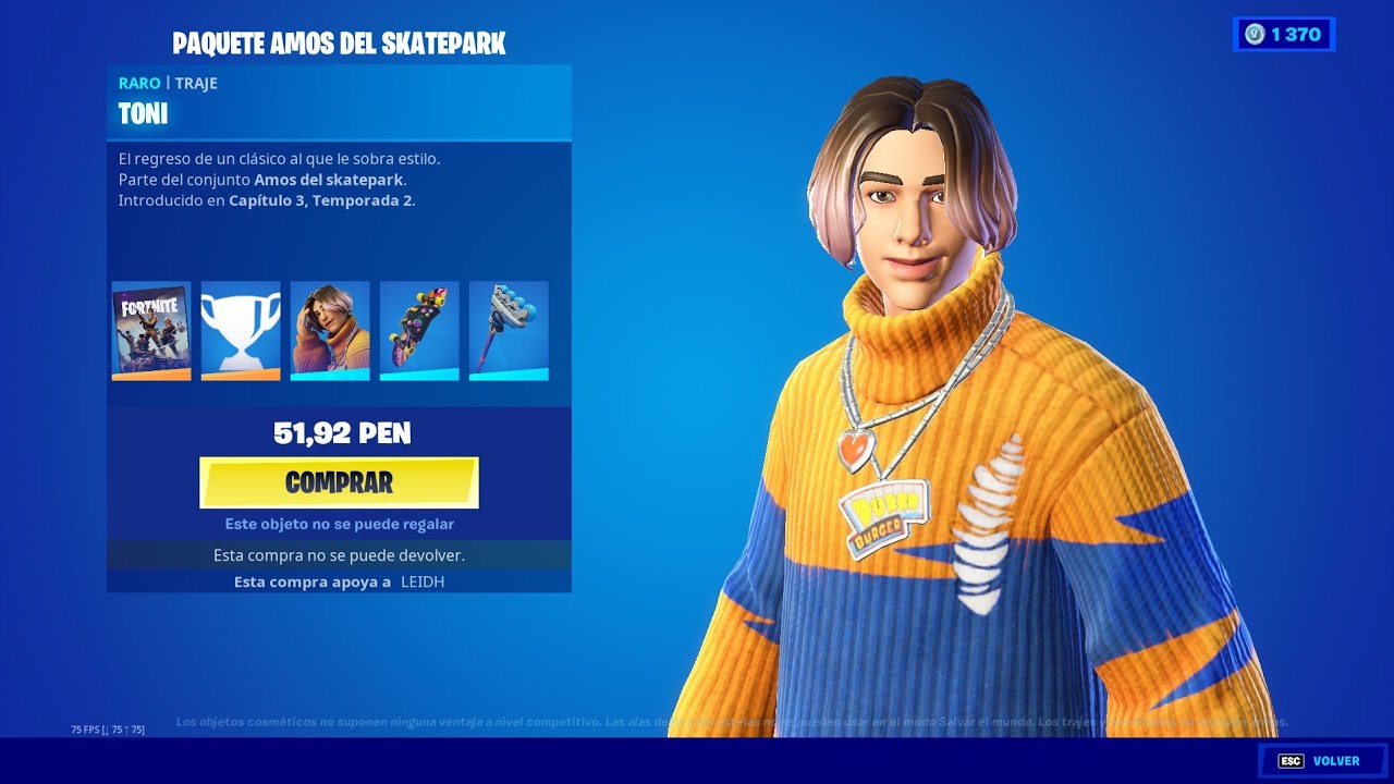 NUEVA SKIN *TONI* NUEVA TIENDA FORTNITE HOY 20 DE JUNIO *TIENDA DE ...