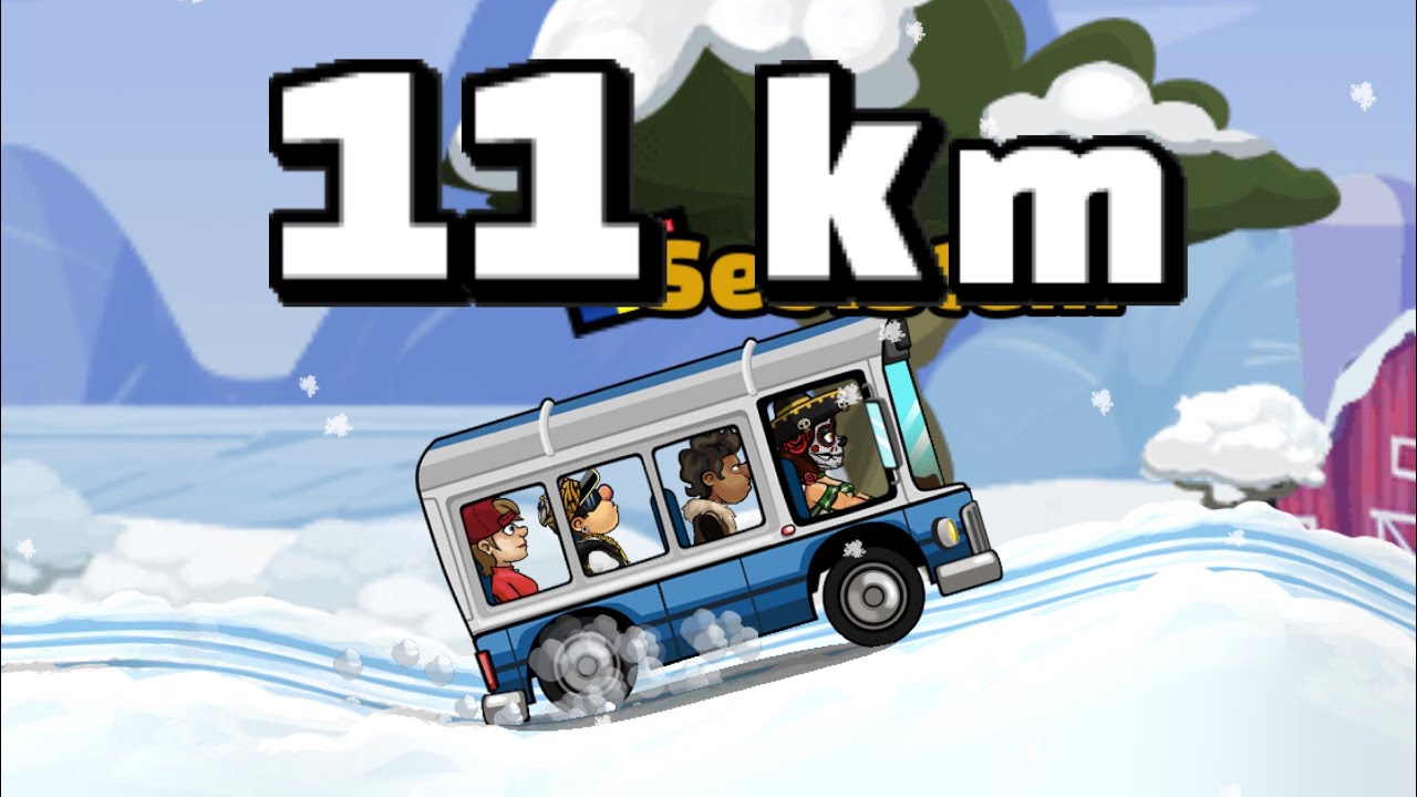 HCR2 11 395m Bus in Winter - YouTube