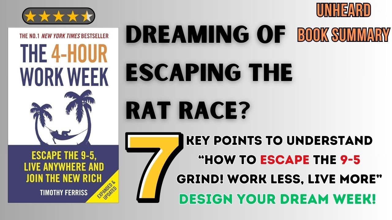"The 4 Hour Workweek" by Tim Ferriss | Audio Book Summary in English ...