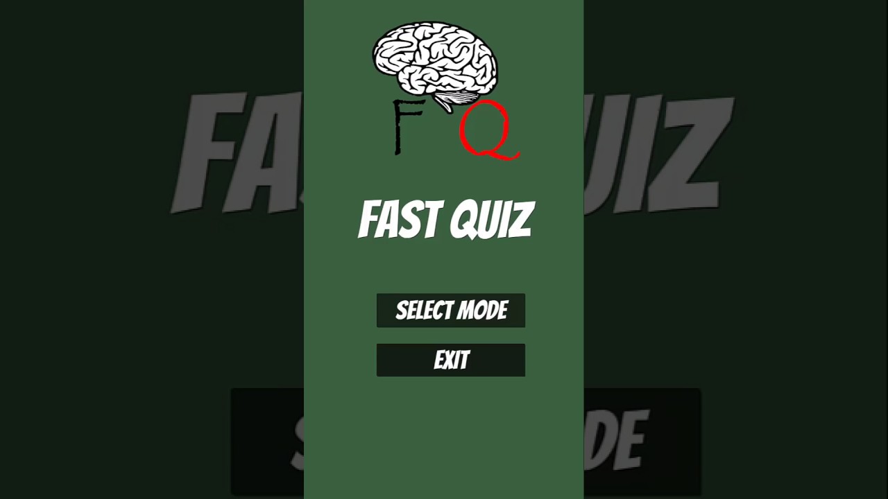 Fast Quiz I Math Quiz Game - YouTube