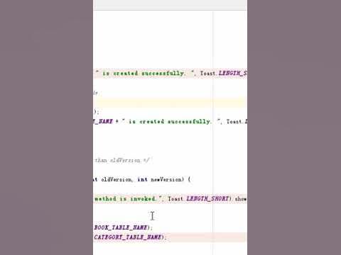 android sqlite crud example - YouTube