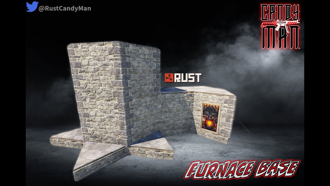 Rust Furnace Base Easy Effective Less Than 1k Stone Upkeep/ Rust Base ...