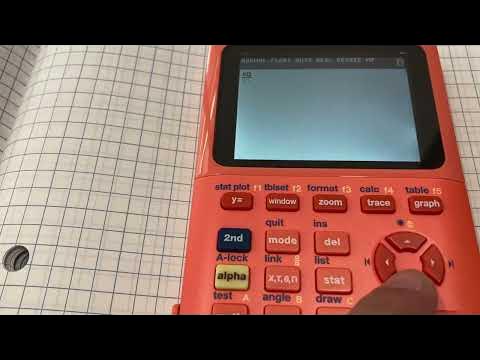How to do fractions on a TI-84 plus ce python graphing calculator - YouTube