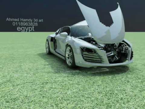 transformer audi r8 demo.wmv - YouTube