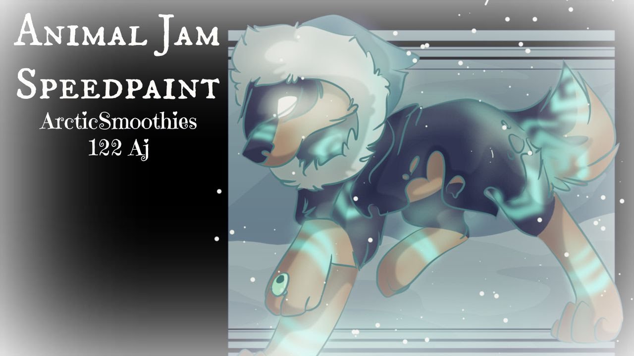 ArcticSmoothies122 AJ's Contest Entry (Animal Jam Speedpaint) - YouTube