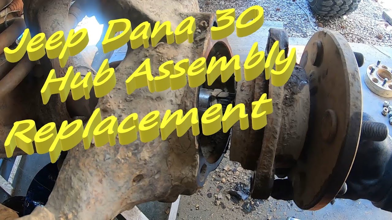 Jeep Hub Assembly Replacement - Turbo Grand Cherokee - ZJ - TJ - WJ ...