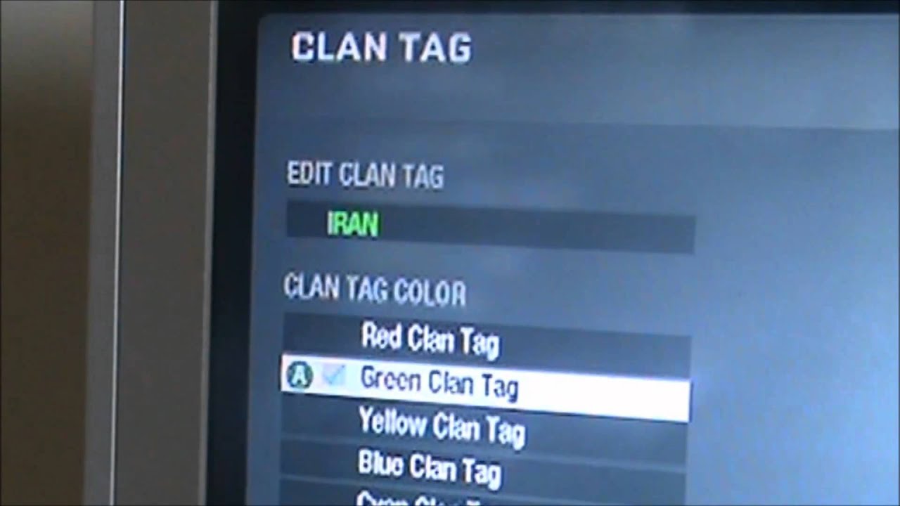 How To Get Colored Clan Tags at any Prestige in COD: Black Ops - YouTube