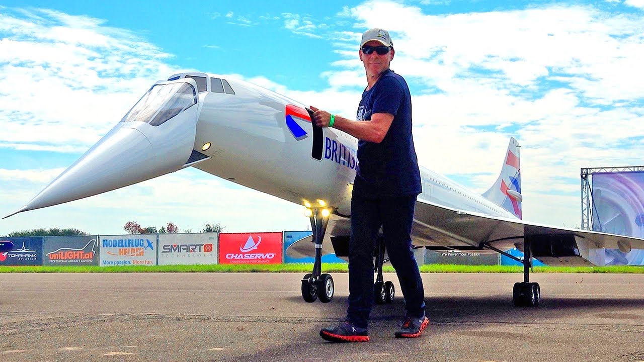 From DREAM to REALITY: THE WORLDS LARGEST RC CONCORDE - 10 METERS 149KG ...