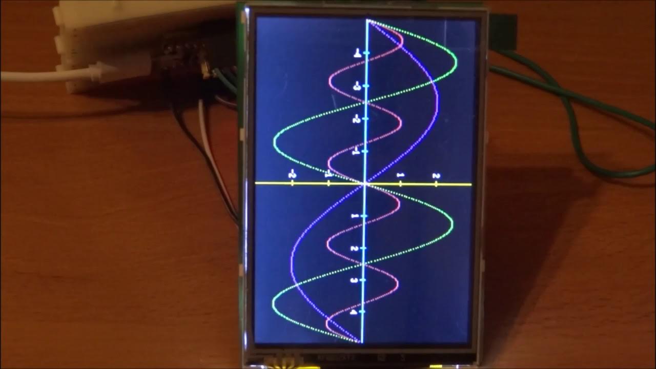STM32 vs. Arduino Uno and 3.5" TFT 8-bit shield ILI9327 - YouTube