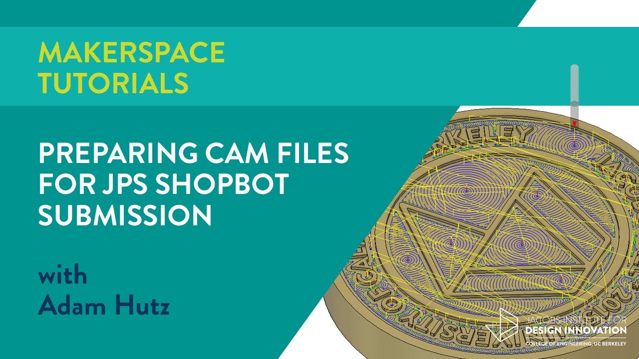 Jacobs Makerspace Tutorials - Preparing CAM Files for JPS Shopbot Submission - YouTube
