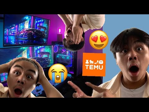 UNBOXING MY MONITOR FROM TEMU FOR THE SECOND TIME ( GOT ALL THE STUFF ...