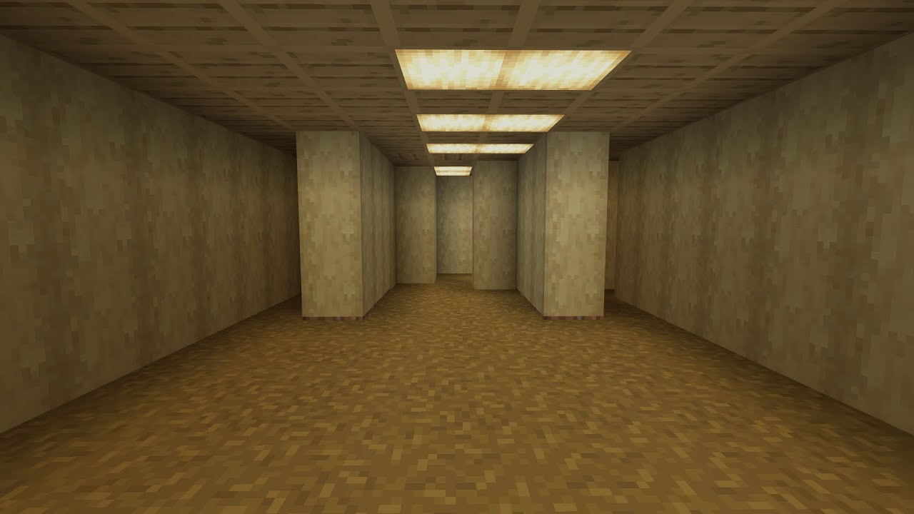 How to build the backrooms in MINECRAFT - YouTube