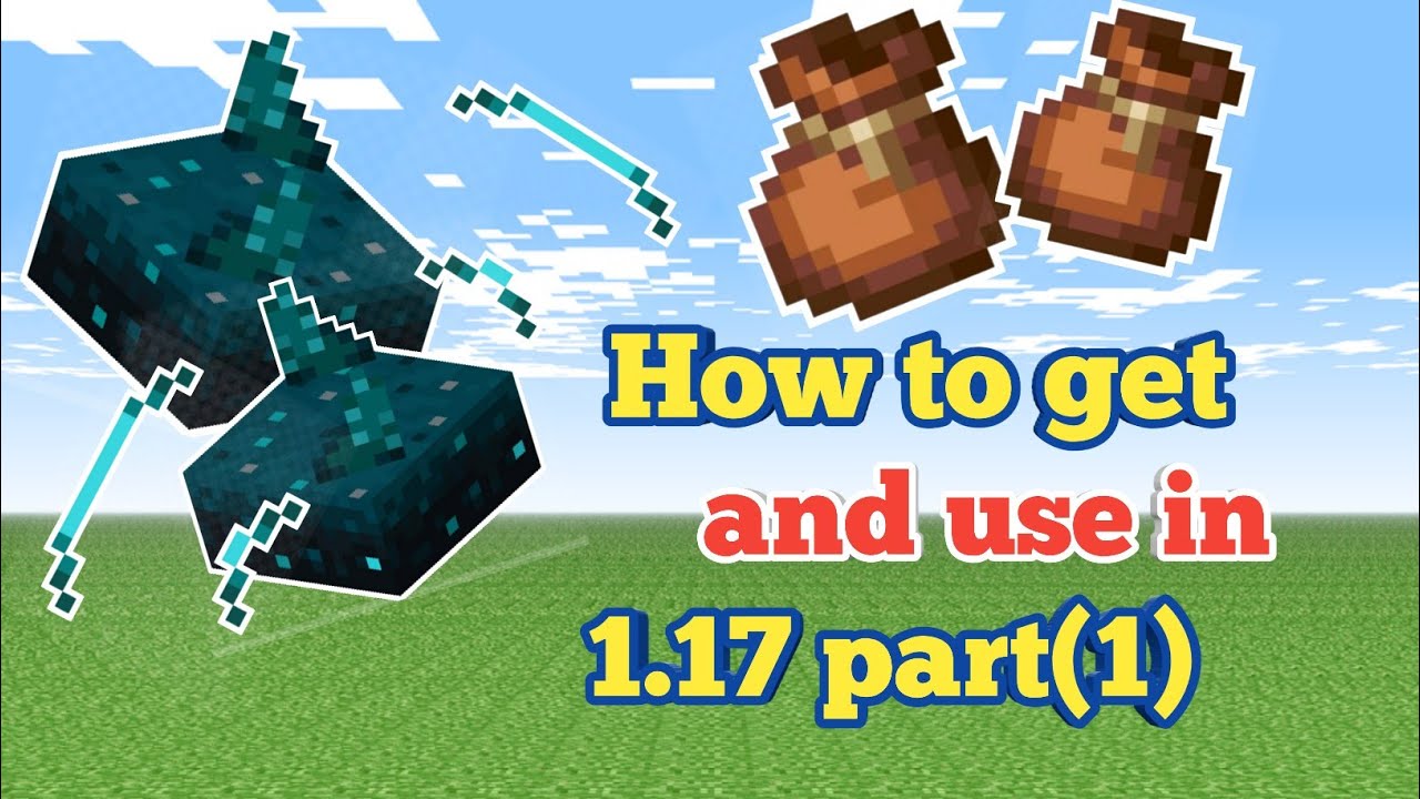 How to get Sculk Sensor and Bundle in 1.17(minecraft cave and cliffs) - YouTube
