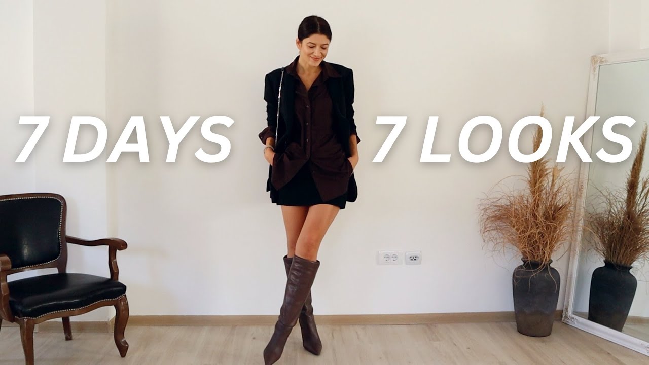 7 DAYS & 7 OUTFITS | CHIC AUTUMN OUTFIT IDEAS - YouTube