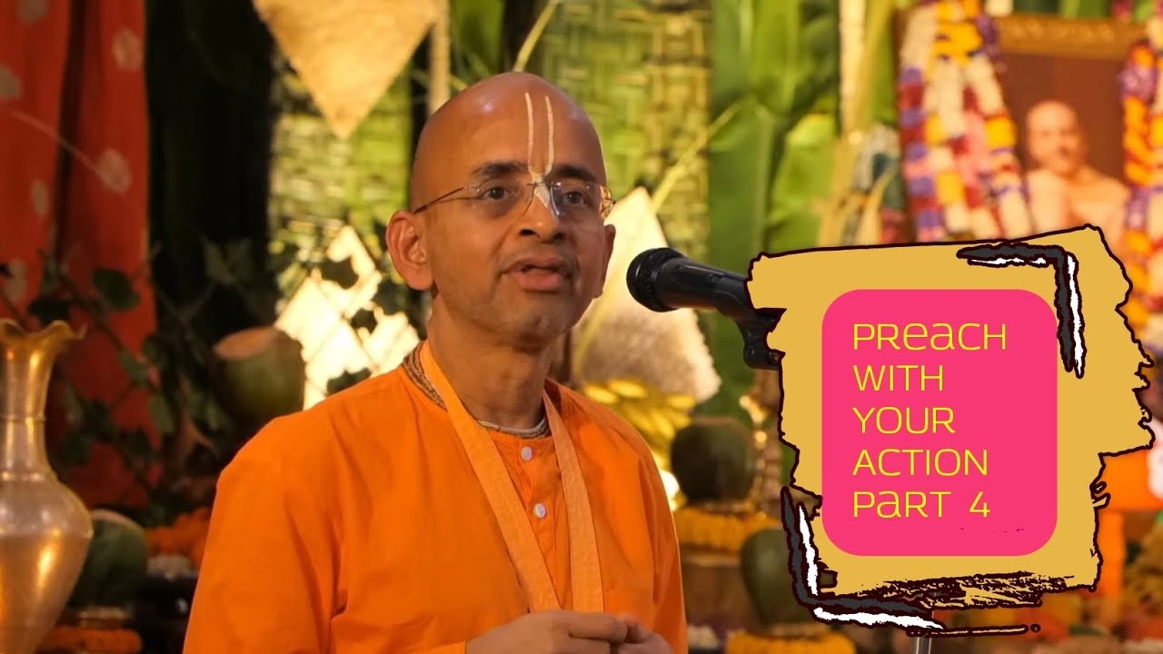 Preaching with your ACTION II Be happy devotee II Vyaspuja offering by ...