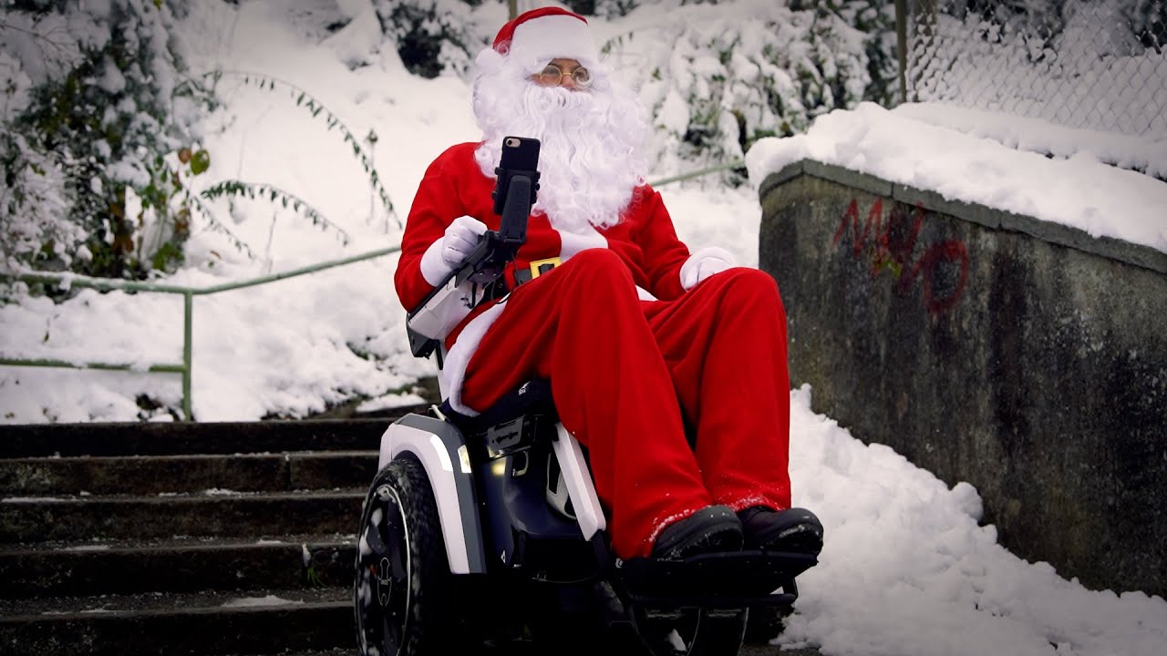 Scewo Christmas | Santa swaps his sleigh for our wheelchair BRO! 🎅 ...