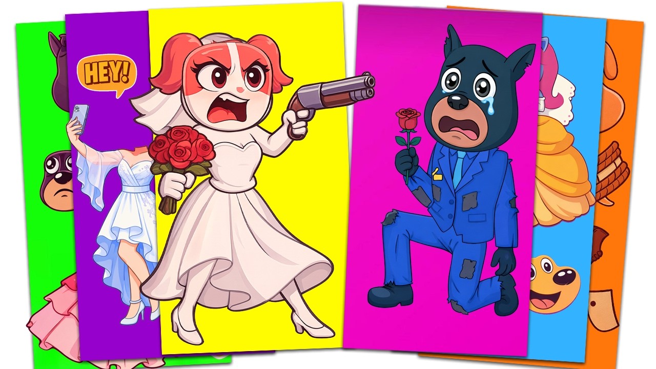 OMG! Bride PAPILLON made a shooting threat against poor DOBIE Sticker ...