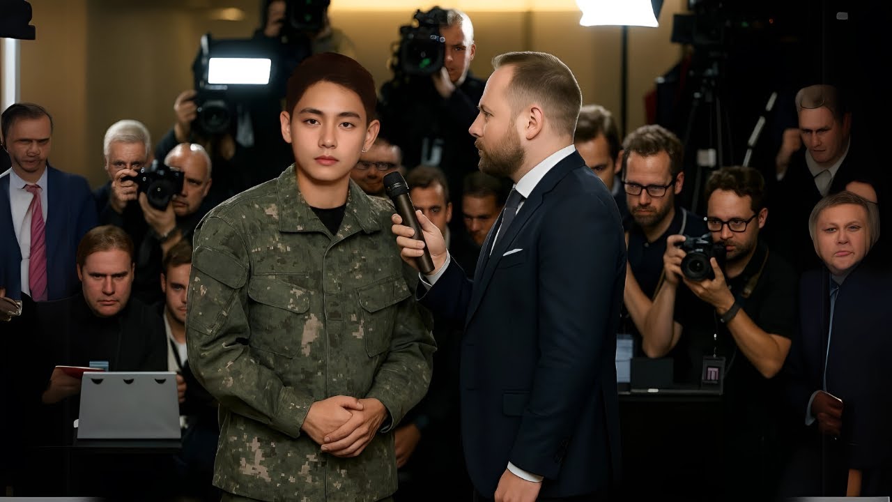 TAEHYUNG Shuts Down MILITARY Reporter Insulting JUNGKOOK , His Savage ...