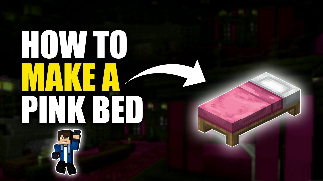How to Make a Pink Bed in Minecraft – Easy Step-by-Step Tutorial! - YouTube