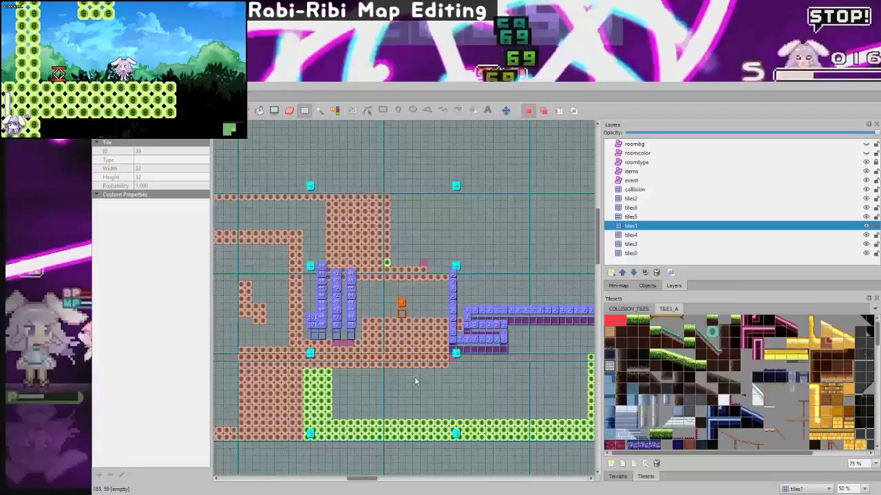 Short Clip: Rabi-Ribi Map Making with Tiled - YouTube