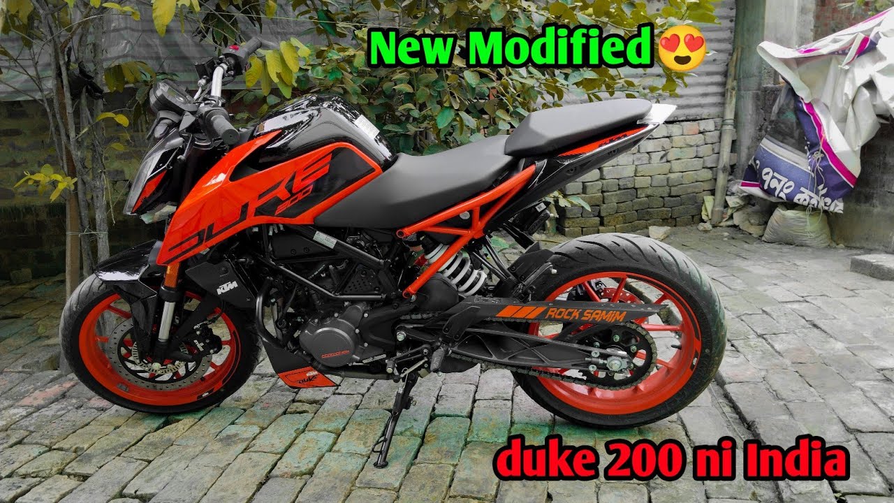New Duke 200 Modified 😍 bs6 best 🍂ni India 2023 - YouTube