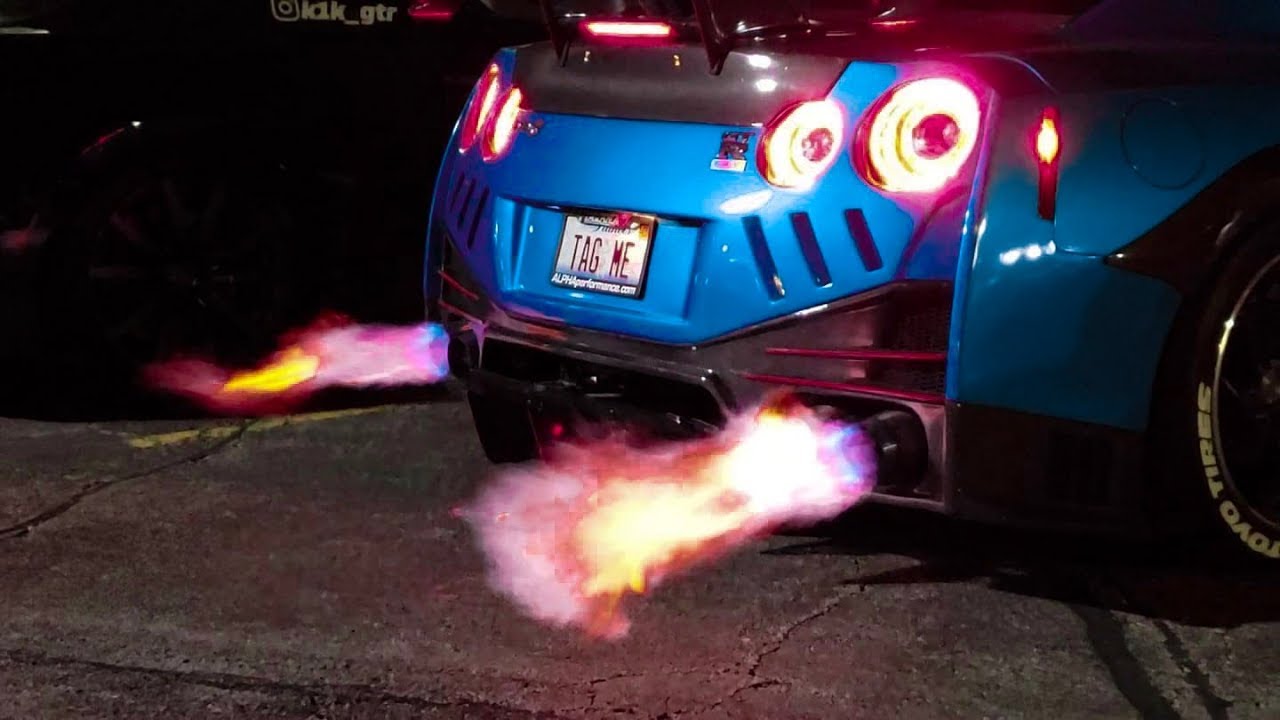 BEST GTR FLAMES COMPILATION!! - YouTube