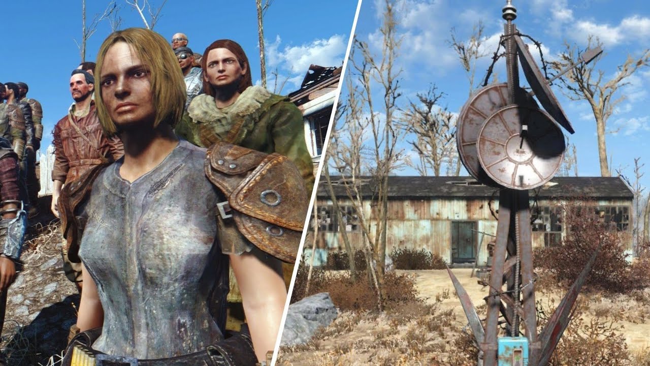 Fallout 4 camp improvements - YouTube