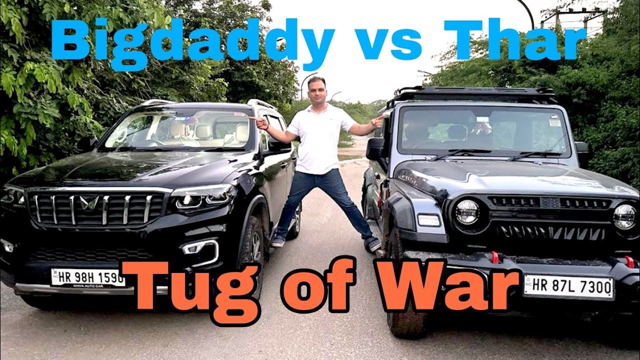 Challenge kar dia Thar ko....Tug of war me dhua uda diya - YouTube